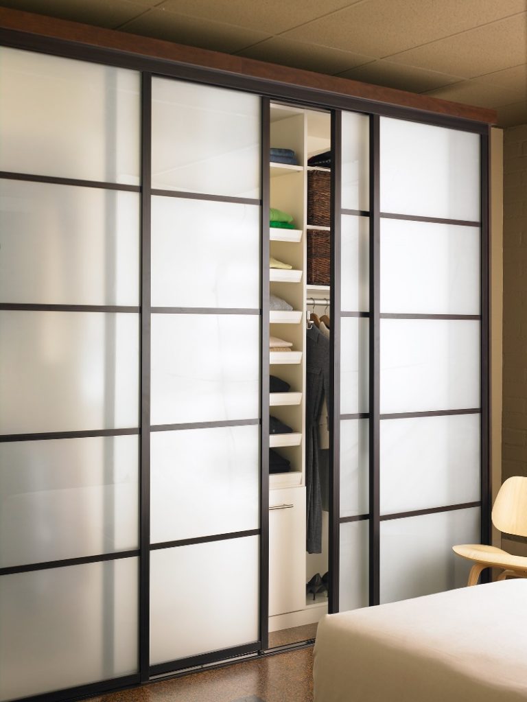 Glass Closet Doors Save Space and Inspire the whole room! | The Sliding ...